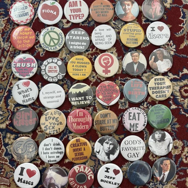Funny Buttons - Etsy