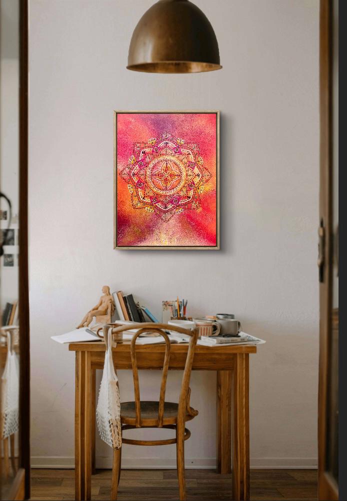 Fire Mandala Art – Sacred Aboriginal Inspired Print (digital Download ...