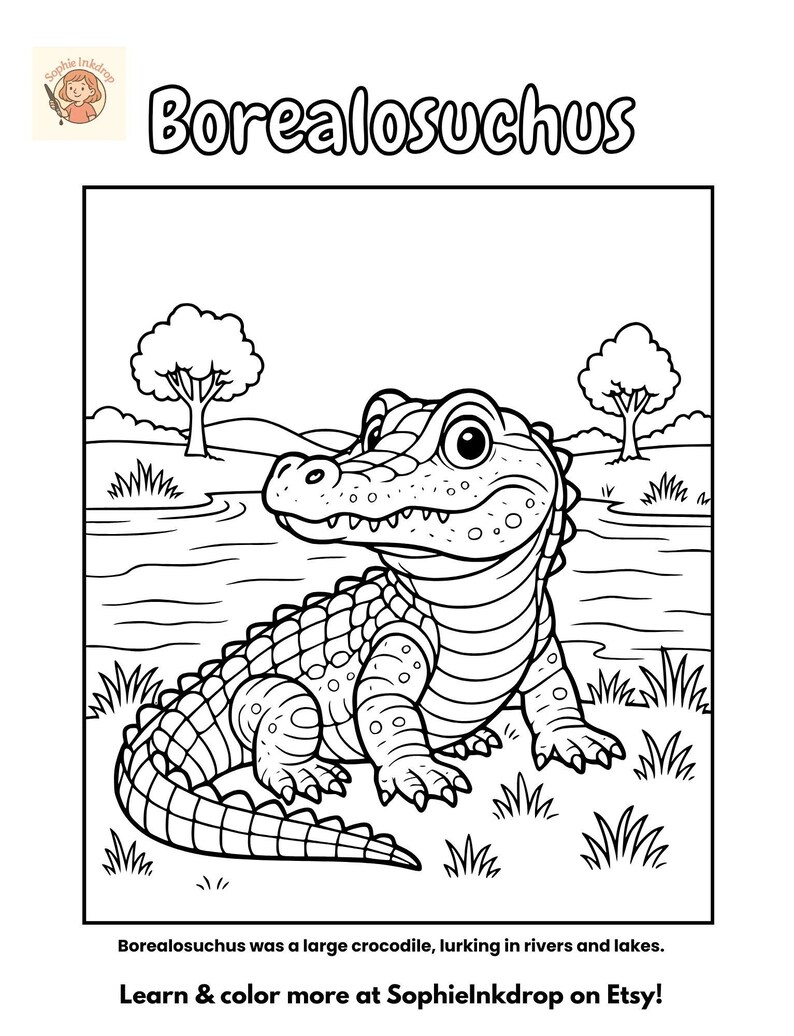 Prehistoric Animals Coloring Pages Bundle – Ice Age, Paleogene, Neogene ...