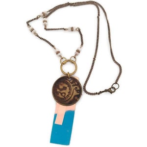 Time Pendant Necklace - Clock Face Upcycled Unique One of a Kind - Etsy