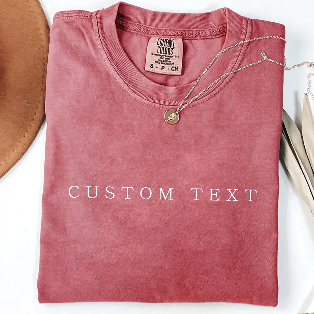 Custom Long Sleeve Tee, Personalize Custom Tee - Etsy