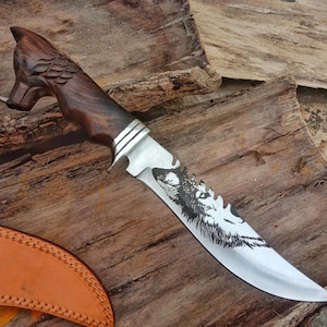 Stainless Steel Leather Head Knife - Etsy