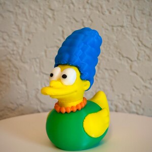 Marge Simpson Rubber Duck | Funny 3D Printed Duck | Simpsons ...
