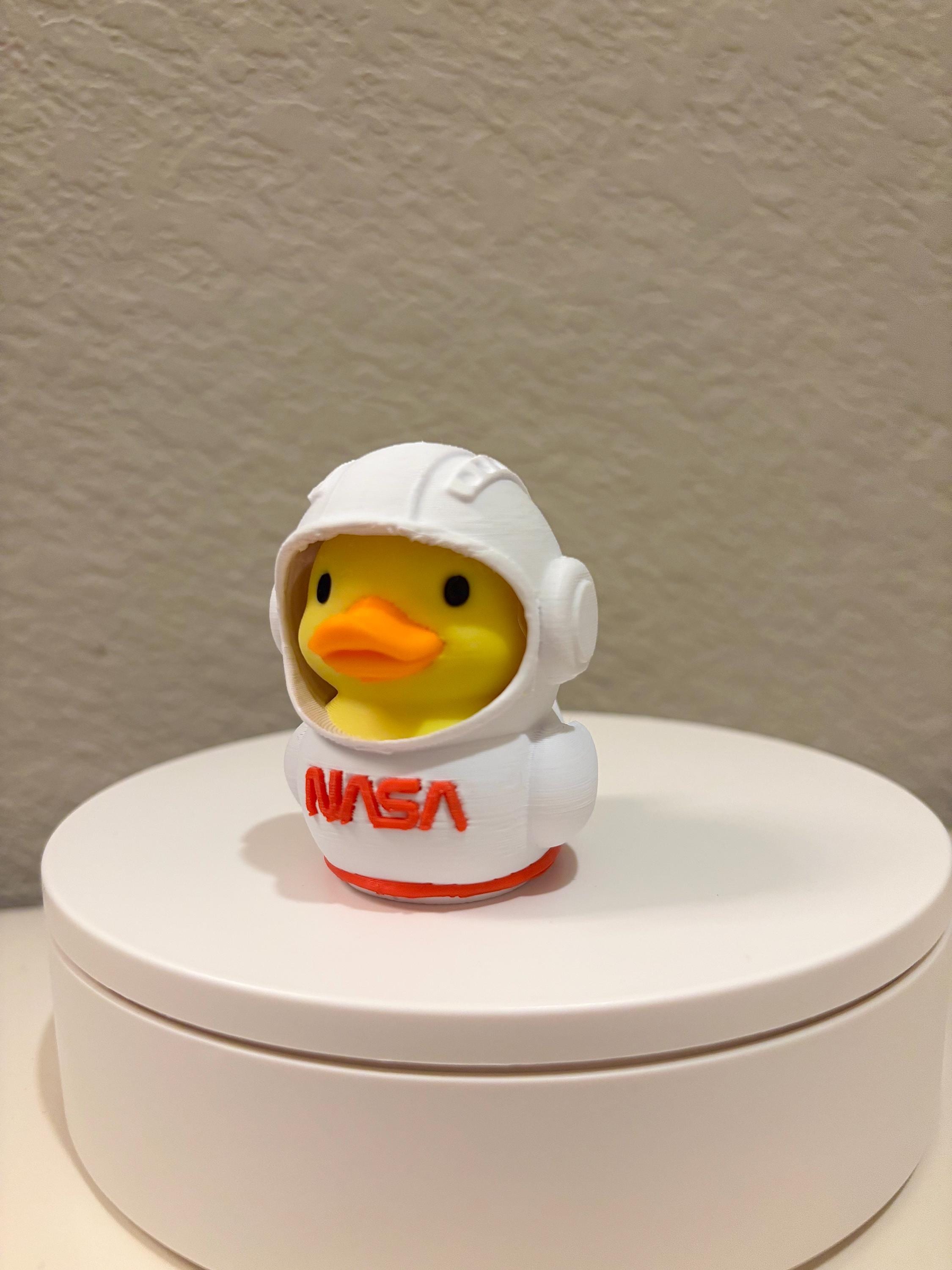 NASA Ruber Duck | 3D Printed Astronaut Duck | Space-themed Collectible ...