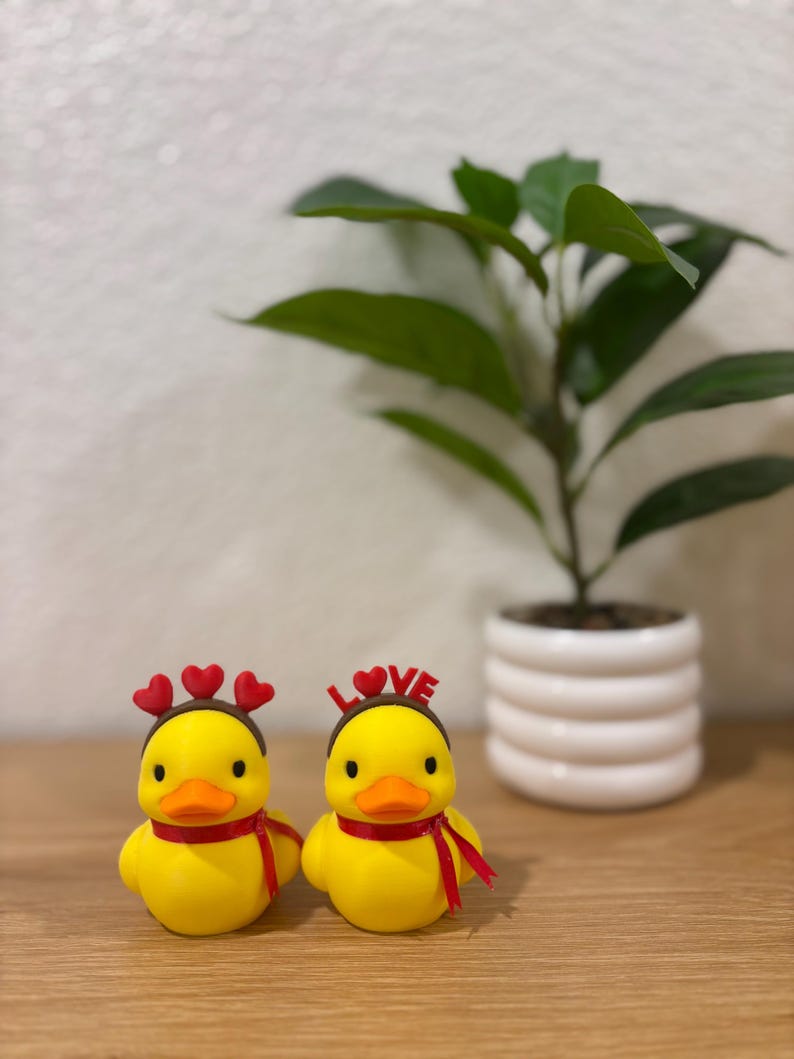 Wedding Lover’s Duck | Handmade and 3D Printed Romantic Rubber Duck ...