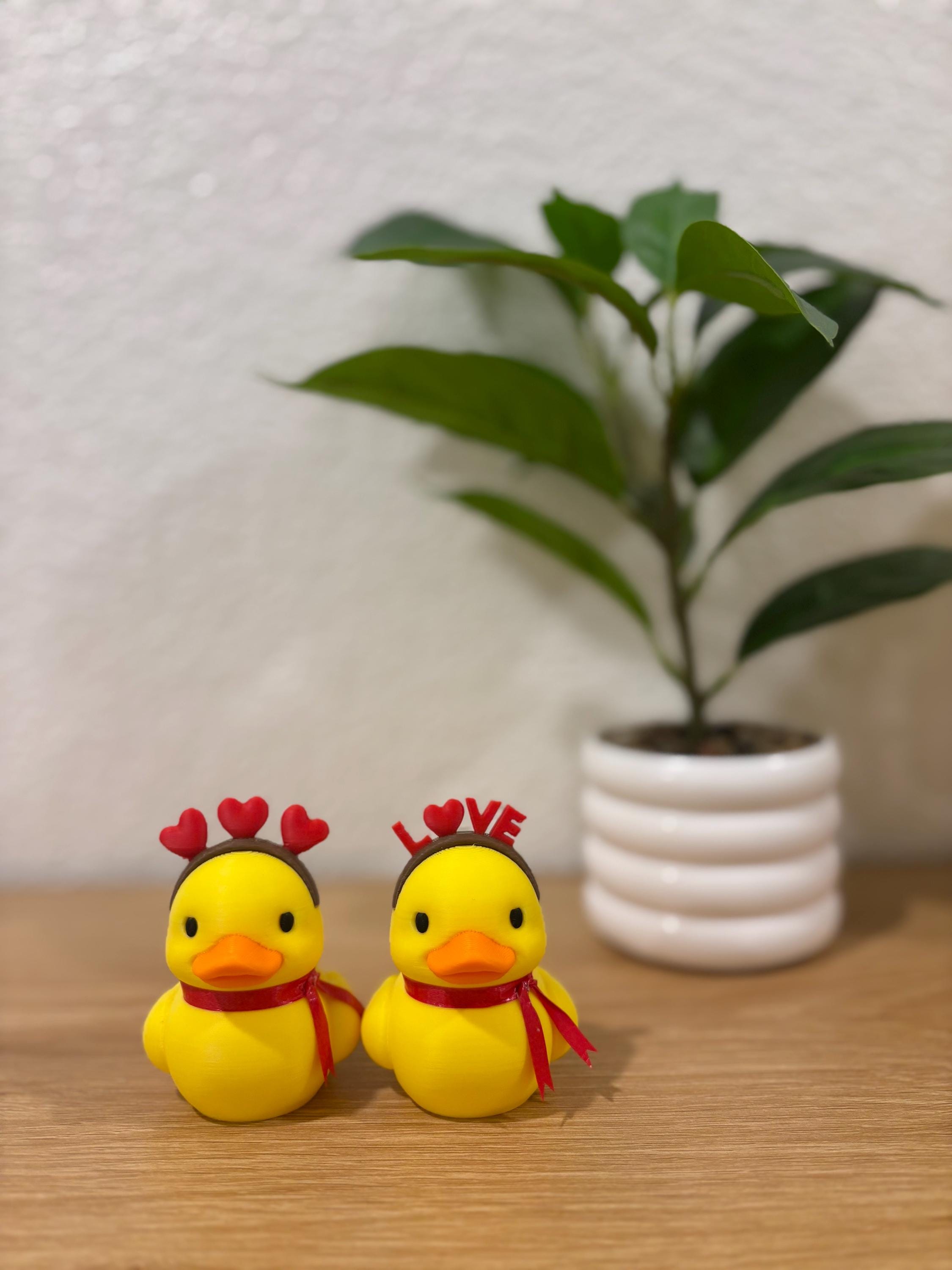 Wedding Lover’s Duck | Handmade and 3D Printed Romantic Rubber Duck ...