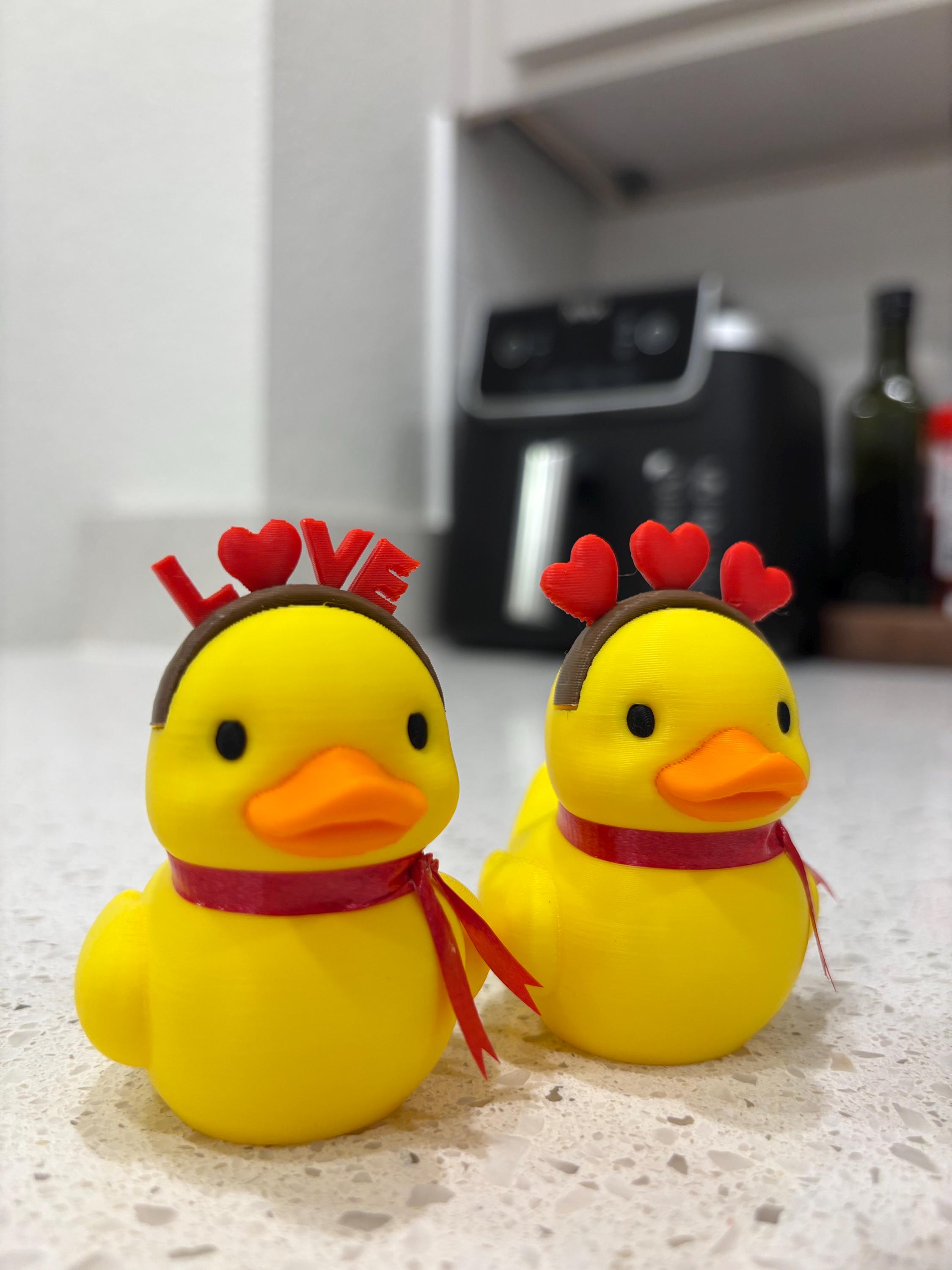 Wedding Lover’s Duck | Handmade and 3D Printed Romantic Rubber Duck ...
