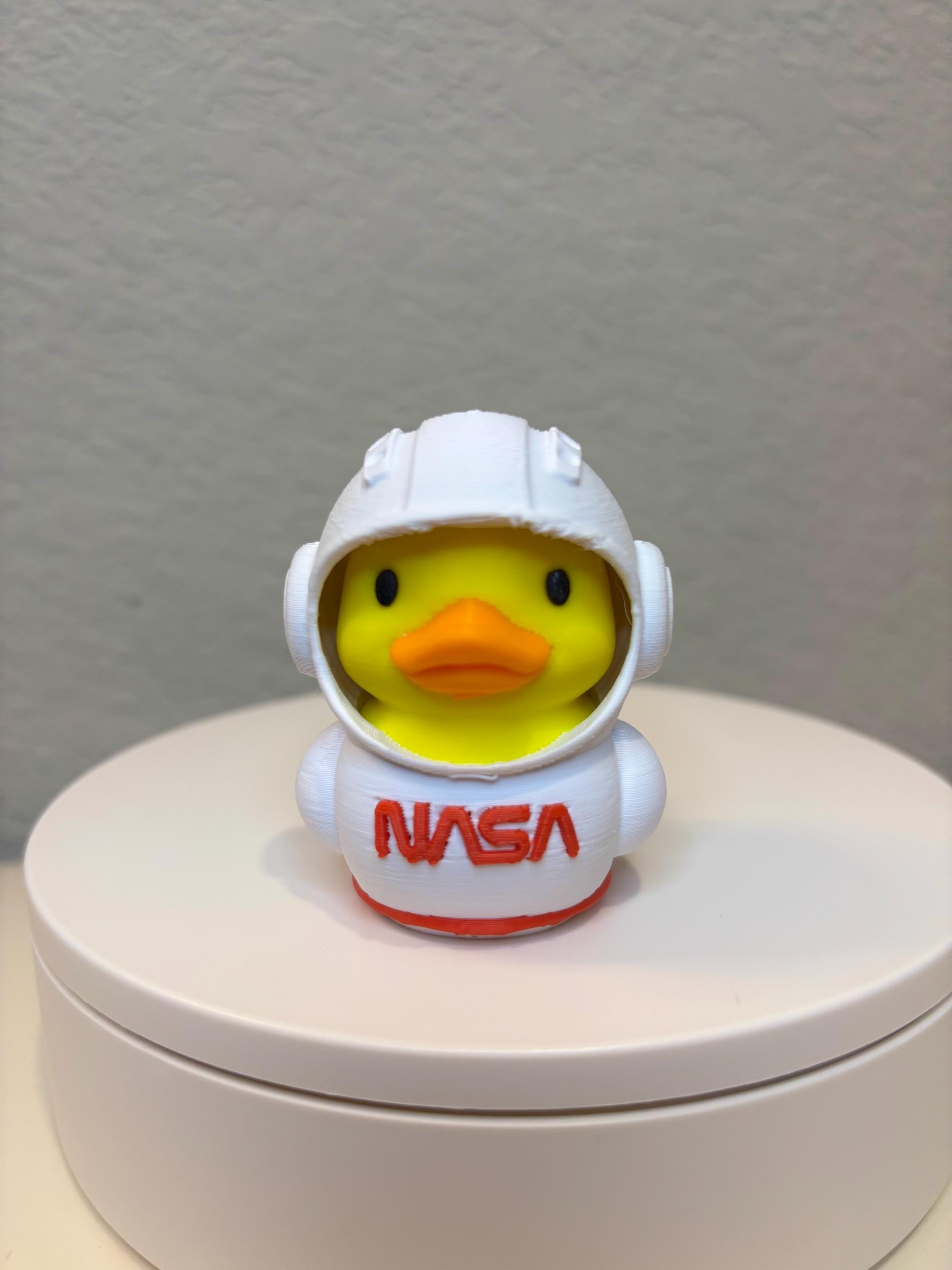 NASA Ruber Duck | 3D Printed Astronaut Duck | Space-themed Collectible ...