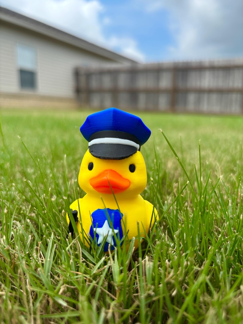 3D Printed Police Duck | Customize Your Number | on Patrol Live ...