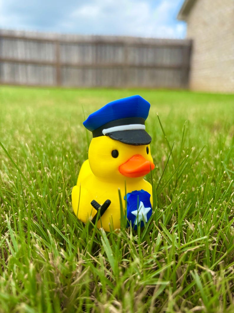 3D Printed Police Duck | Customize Your Number | on Patrol Live ...