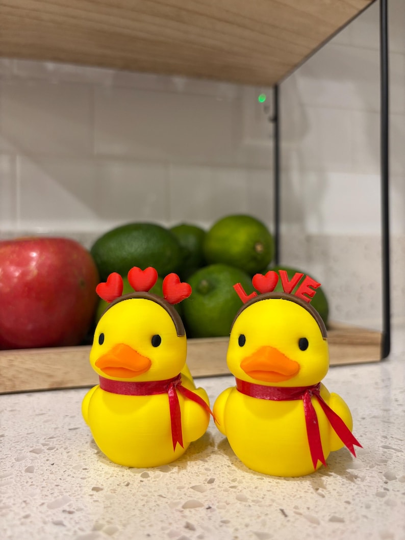 Wedding Lover’s Duck | Handmade and 3D Printed Romantic Rubber Duck ...