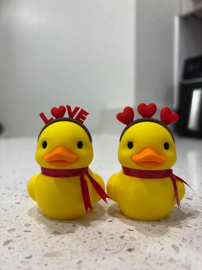Wedding Lover’s Duck | Handmade and 3D Printed Romantic Rubber Duck ...