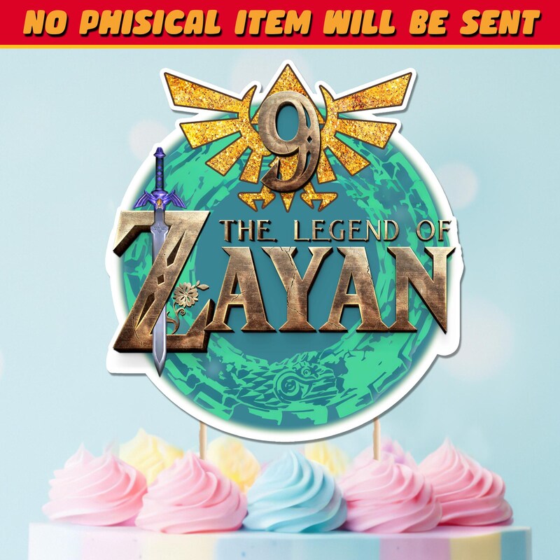 Zelda Cake Topper - Etsy