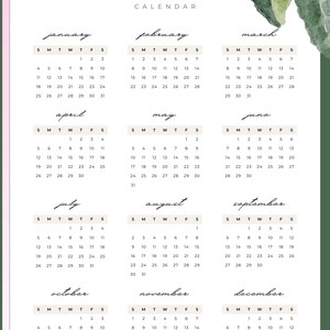 Modern 2026 Calendar, Minimalist Wall Art, Coastal & Boho Decor ...