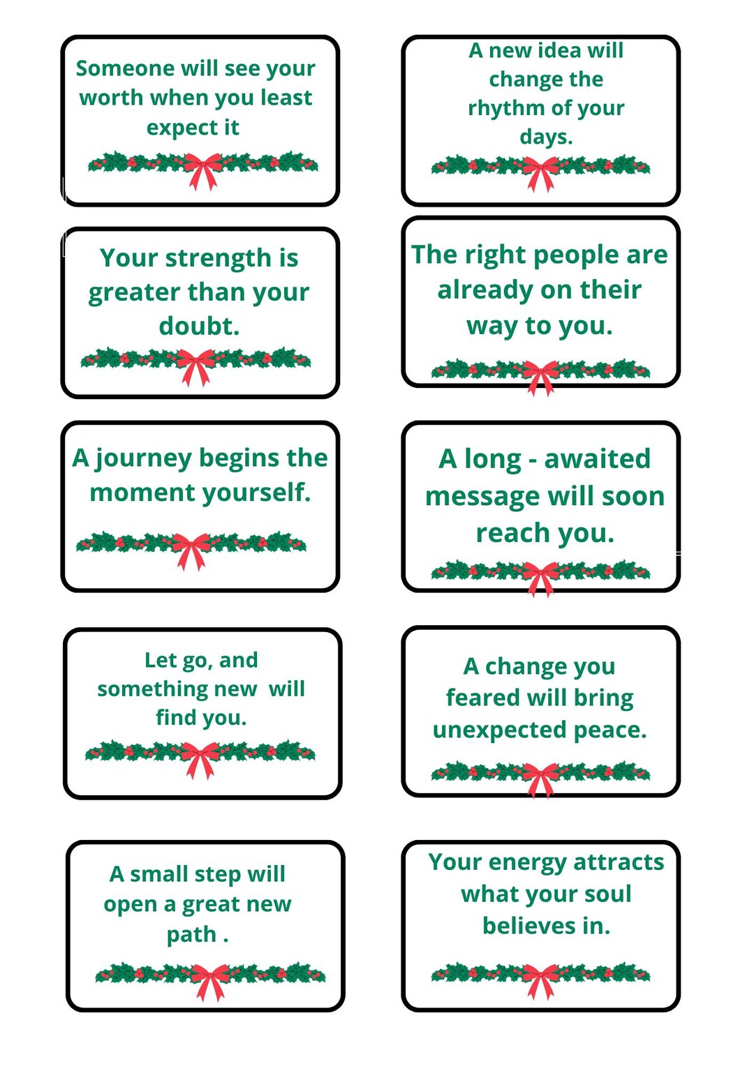 Universal Fortunes — Mystical Quotes for Any Occasion | Printable ...