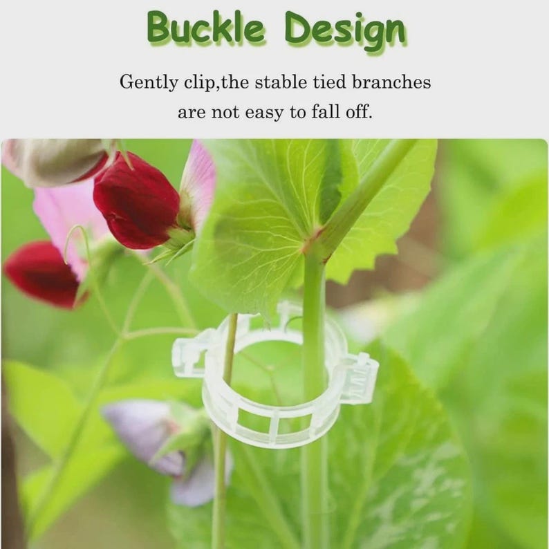50 Pcs Garden Trellis Clips, Plant Support Clips - Etsy