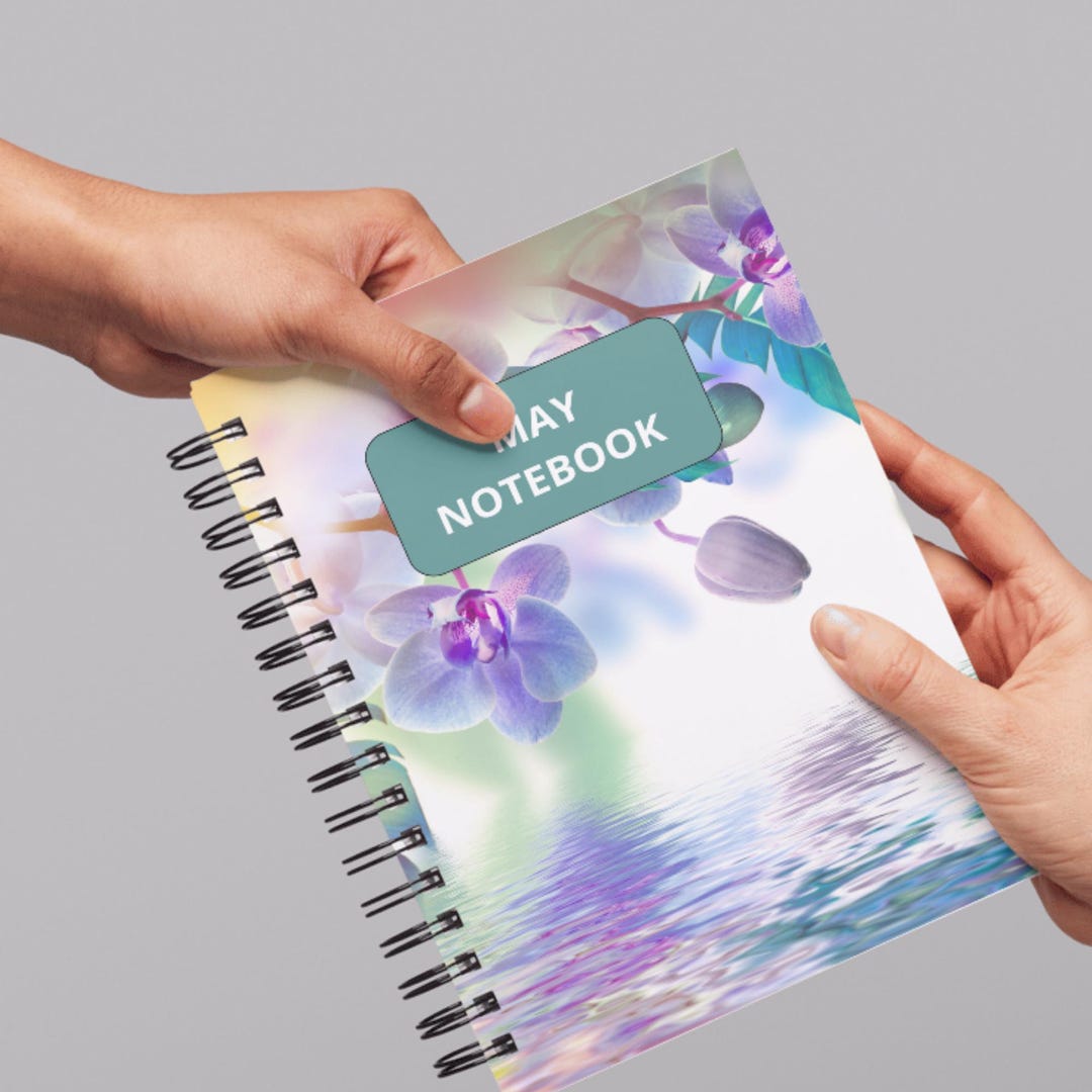 Digital Nature-inspired Dot Grid Notebook | 160 Pages (80 Sheets) | US ...