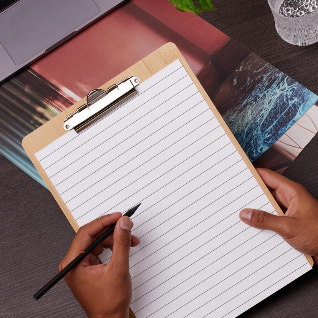 Printable Lined Paper Set — 100 No-margin Pages | A4, A5, 6x8, US ...