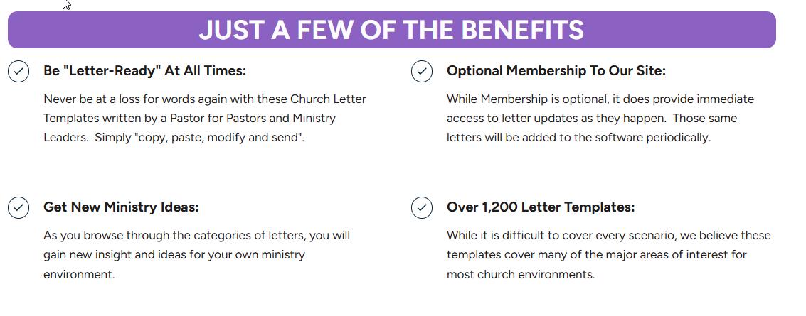 1200+ Church Letter Templates: Editable Ministry Letters (digital ...