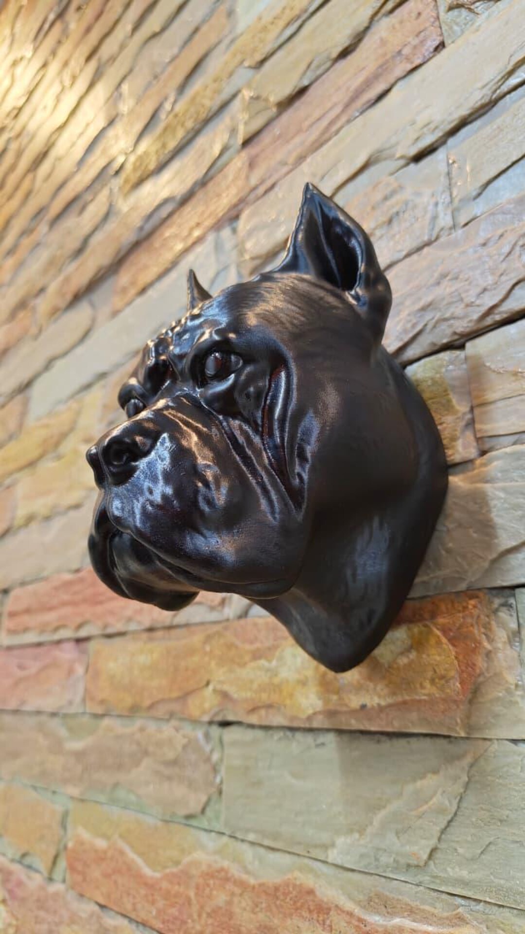 Cane Corso Dog Head Wall Mount 3d Printing Stl File, Dog Head, Pets ...