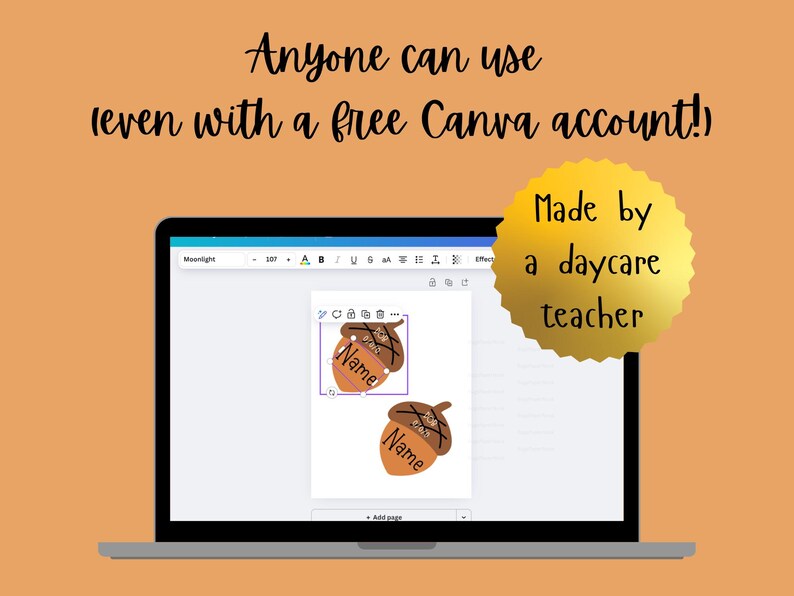 Editable Acorn Cubby Tags | Fall Classroom Labels | Woodland Name Tags ...