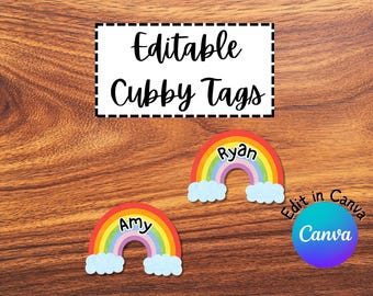 Editable Name Tags for School, Retro Van Bulletin Board, Cubby Tags ...