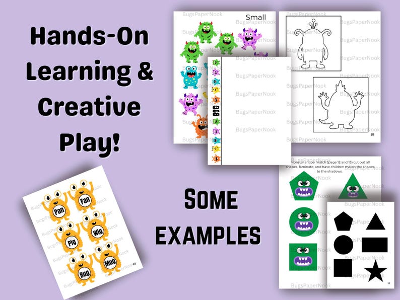 Monster Mash Preschool Activity Pack | 49 Printable Worksheets, Crafts ...