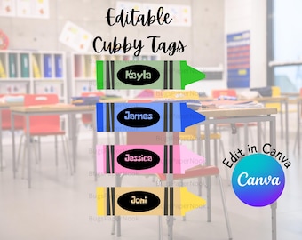 Caterpillar Cubby Label, Eric Carle Inspired, for Daycare or Prek ...