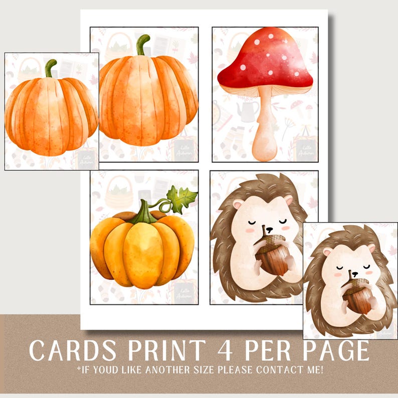 Autumn Memory Matching Game Cards | Preschool Fall Montessori Activity ...