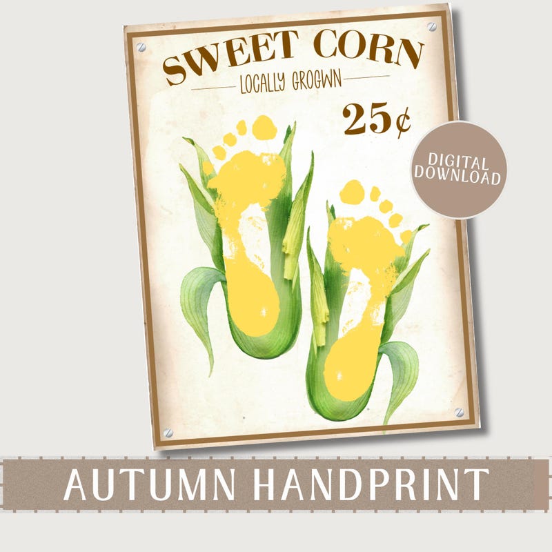 Nicu Footprint Fall Crafts - Etsy