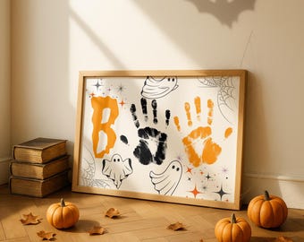 Halloween Bat Handprint Craft for Kids - Halloween Preschool Classroom ...