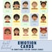 Emotion Flashcards for Kids: Regulation Zones, Calming Corner (digital ...