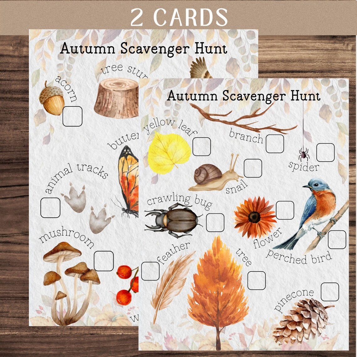 Autumn Scavenger Hunt Printable | Fall Activity for Toddlers and ...