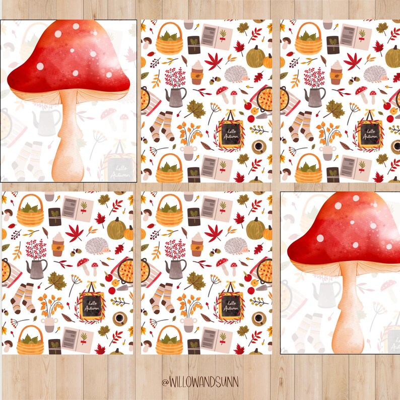 Autumn Memory Matching Game Cards | Preschool Fall Montessori Activity ...