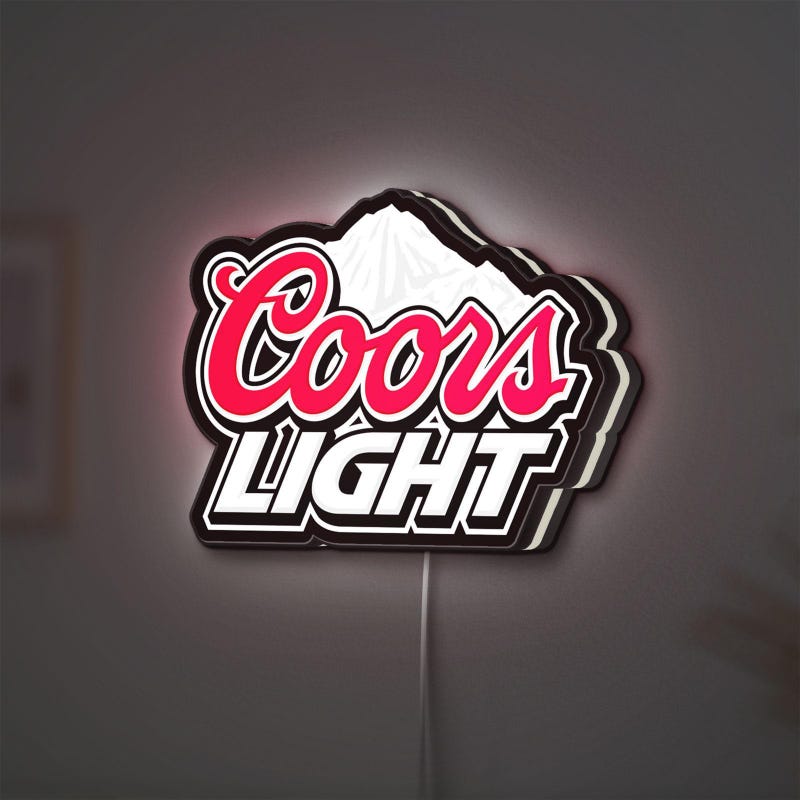 Coors Light Neon Sign - Etsy
