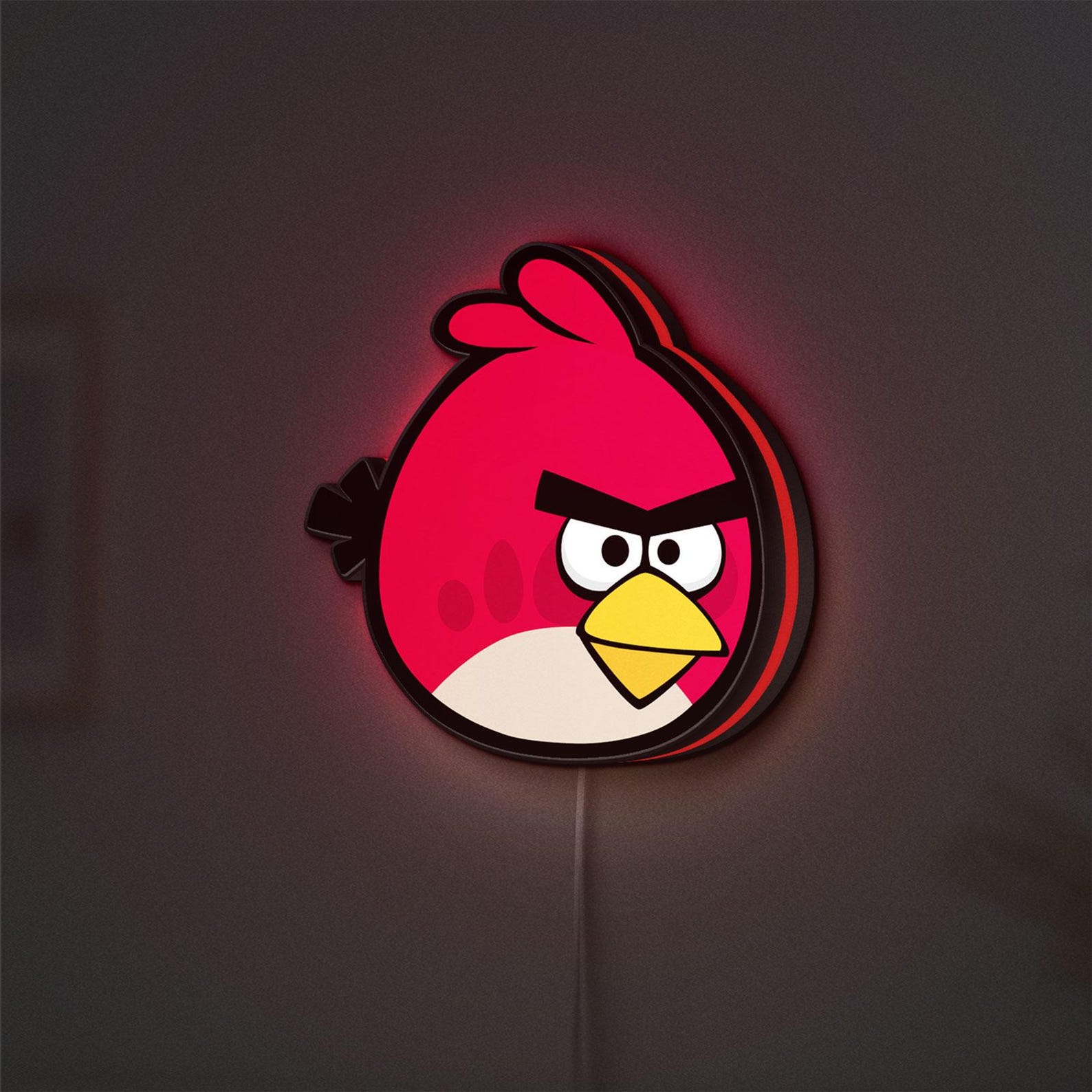 Angry Bird UV Printed Acrylic LED Lightbox, Colorful Birdy Lamp Wall ...