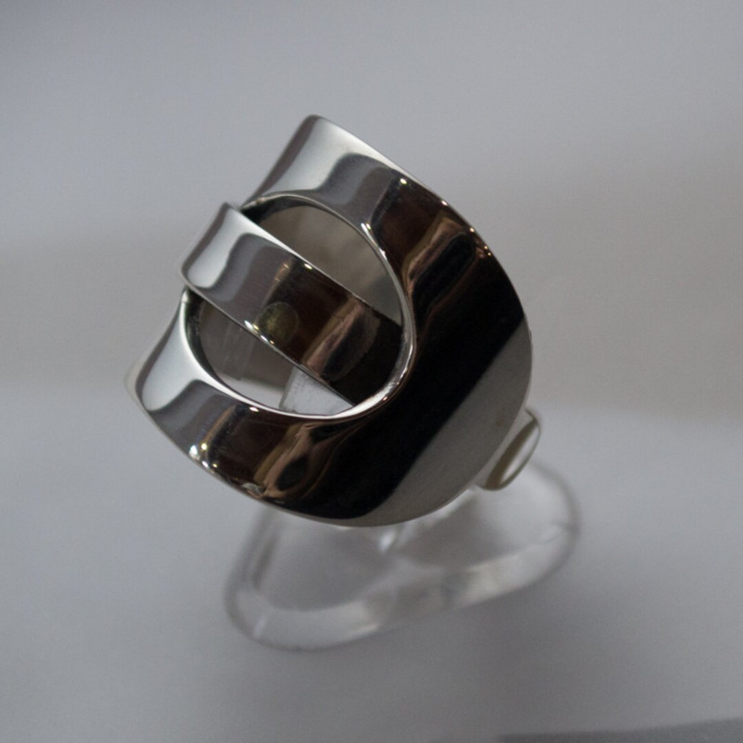 Sterling Silver Ring, Silver Ring, Wide Silver Ring, Chunky Silver Ring ...