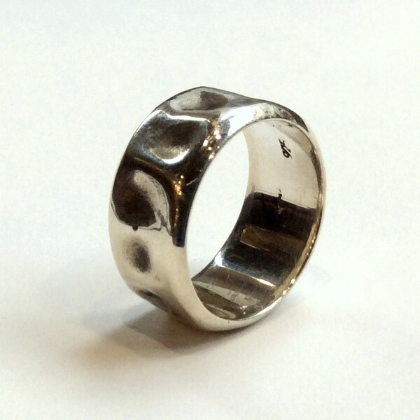 Shiny Silver Ring - Etsy