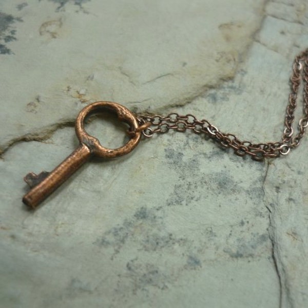 Copper Key Chain - Etsy