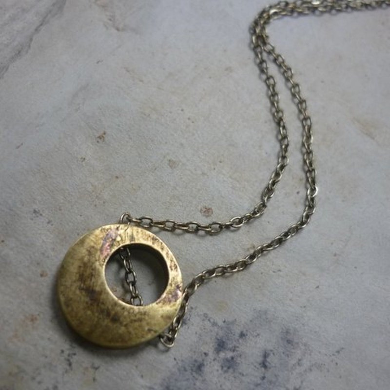 Brass Necklace - Etsy