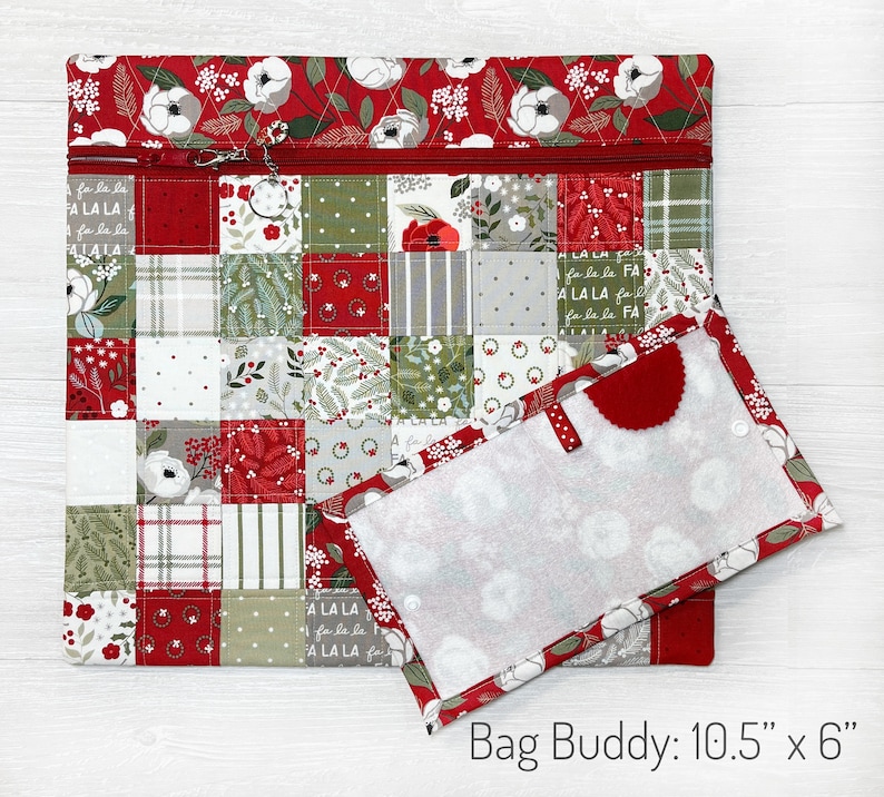 Christmas Project Bag With Christmas Eve Fabric From Lella Boutique ...