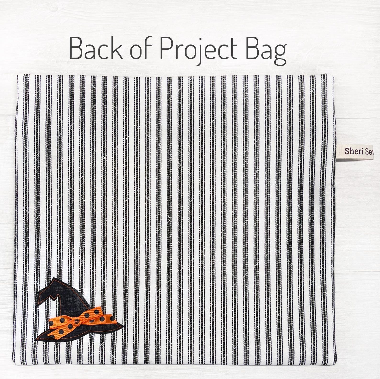 Halloween Project Bag With Fun Witch Shoes, Project Bag for Cross ...