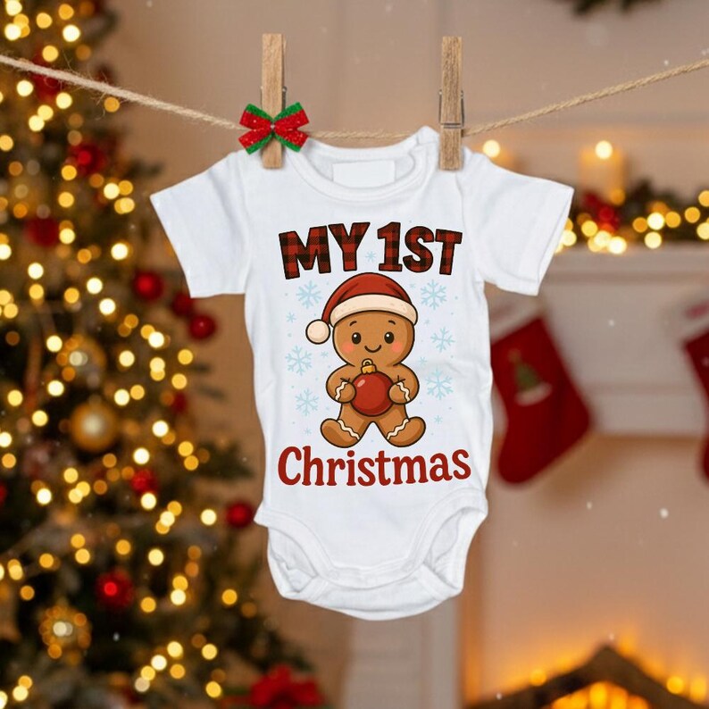 My First Christmas Clipart Bundle | Baby Holiday PNG (digital Download ...