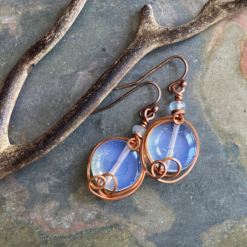 Opalite Earrings - Etsy