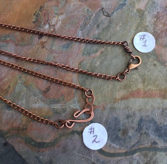 Antiqued Copper Chain, Antiqued copper Finished Curved chain,Choose the ...