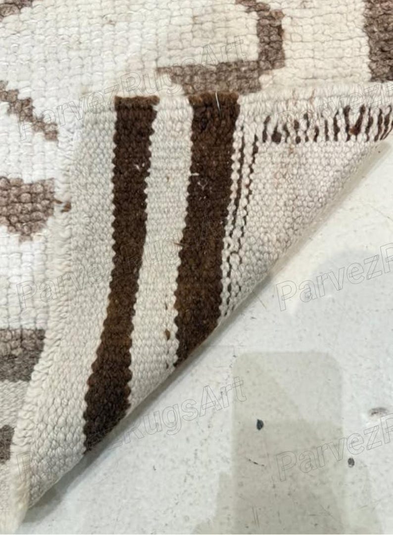 Antique Runner Oushak Rug, Beige and Brown 2.5x10 3x17 4x12 Handmade ...