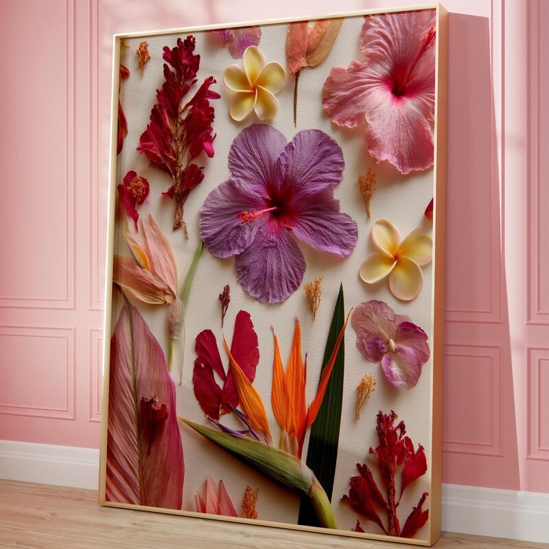 Pressed Tropical Flowers - Etsy