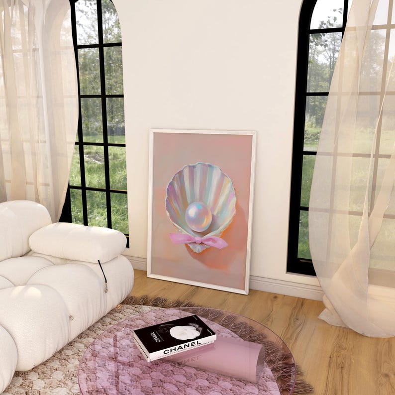 Coquette Pearl Shell (digital Download), Trendy Printful Decoration ...