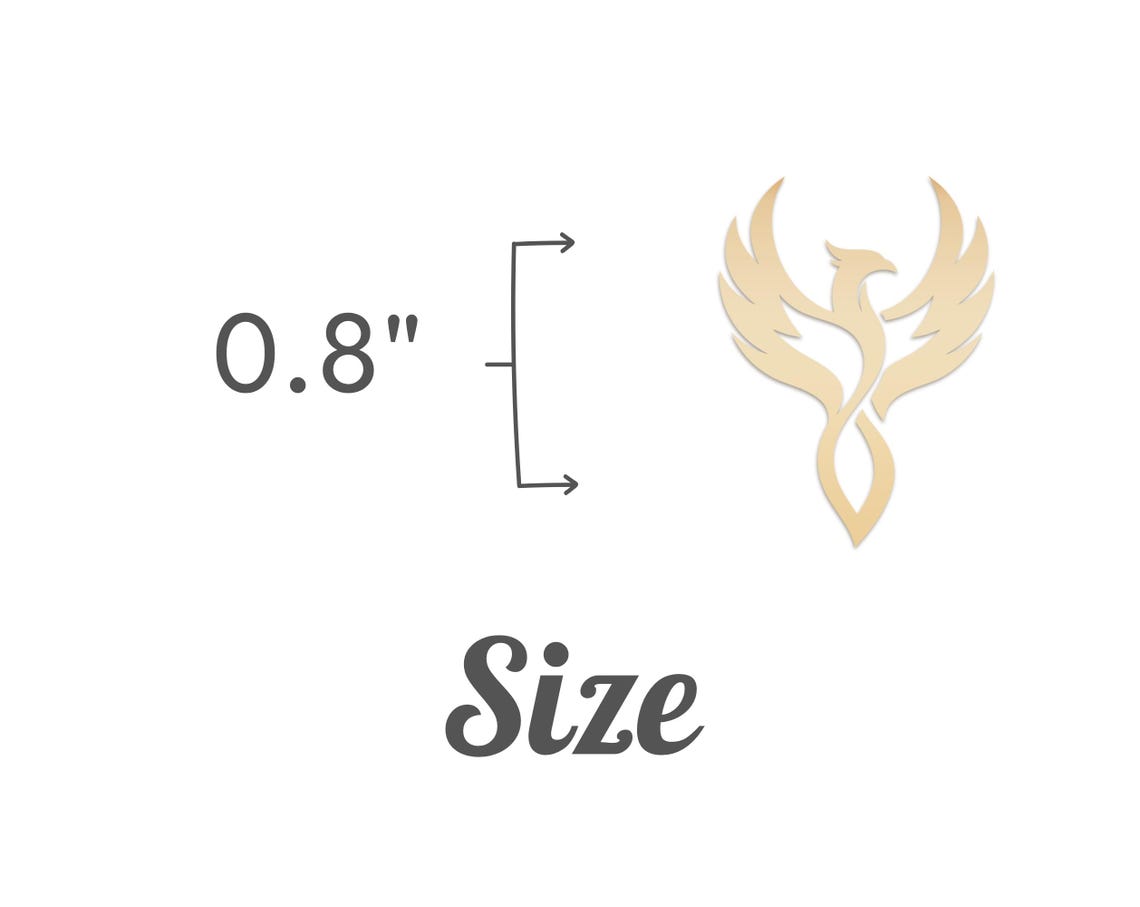 Phoenix Necklace – Rising Anka Bird Pendant in Gold Plated 925 Silver ...