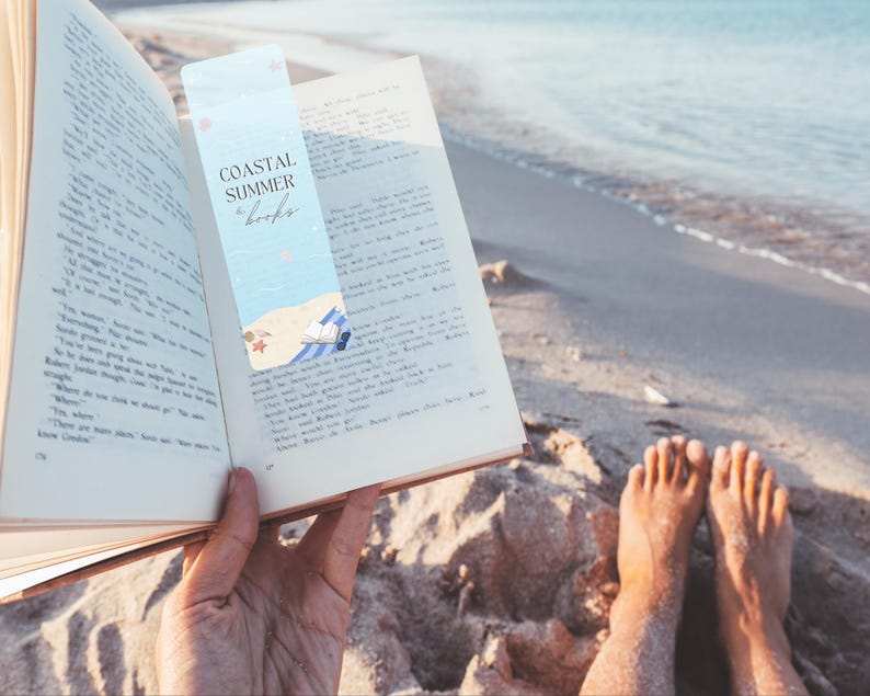 Summer Vibes Bookmark – Beach Holiday Aesthetic for Girls Who Love ...